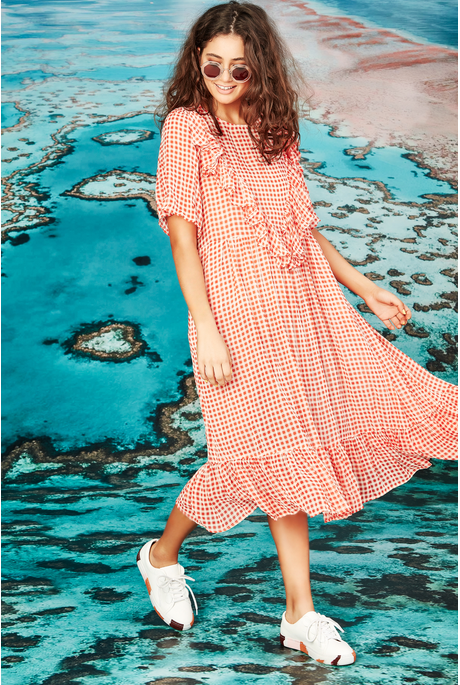Curate Sheer Love Dress Brand Curate Diahann Boutique Curate Ss20