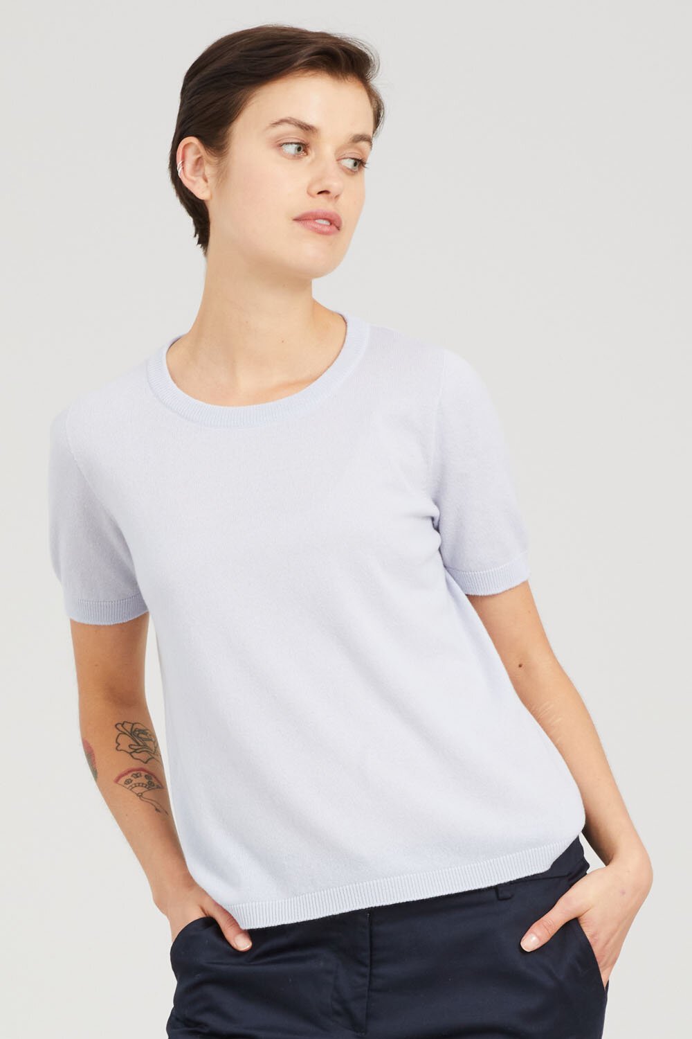Standard Issue CASHMERE TEE - Tops : Diahann Boutique - Standard Issue W21
