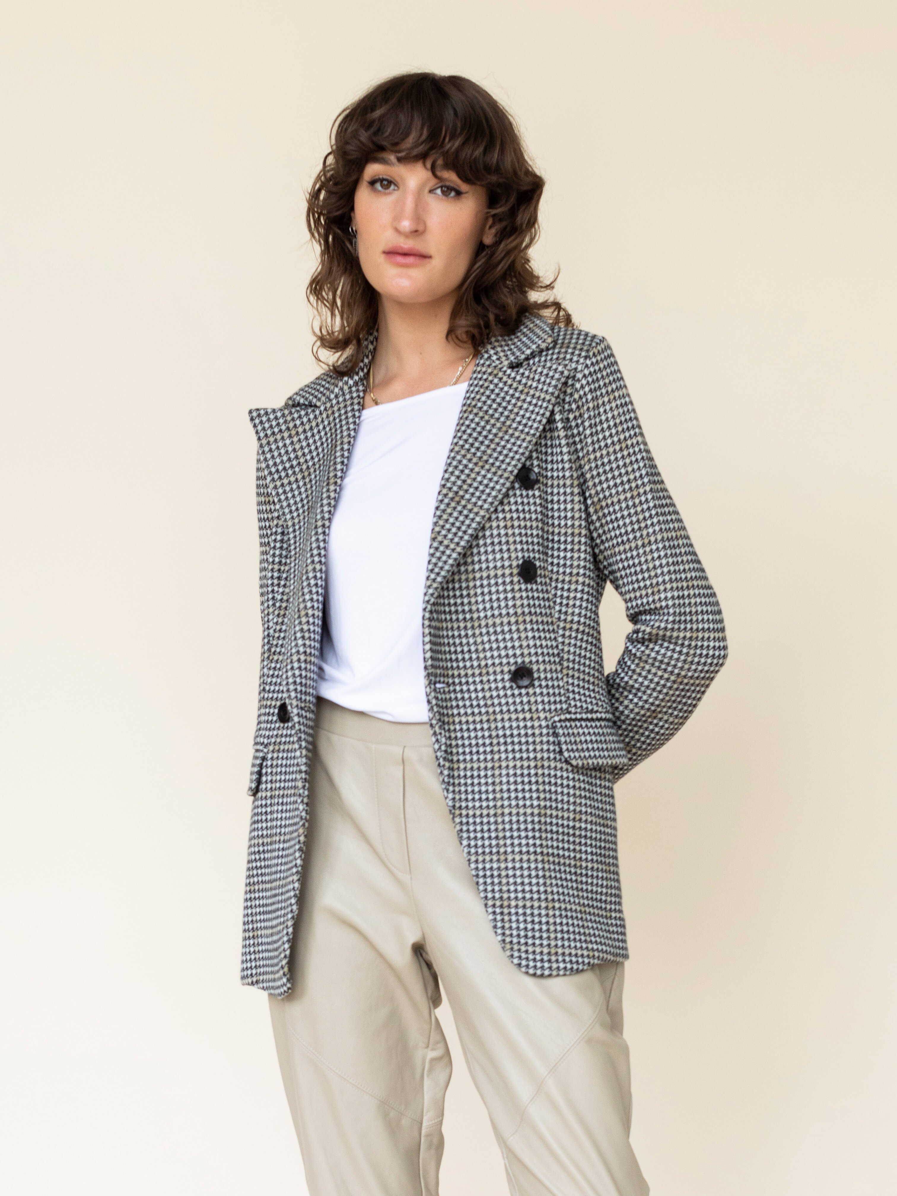 Sabatini DOUBLE BREASTED BLAZER - Jackets & Coats : Diahann Boutique ...