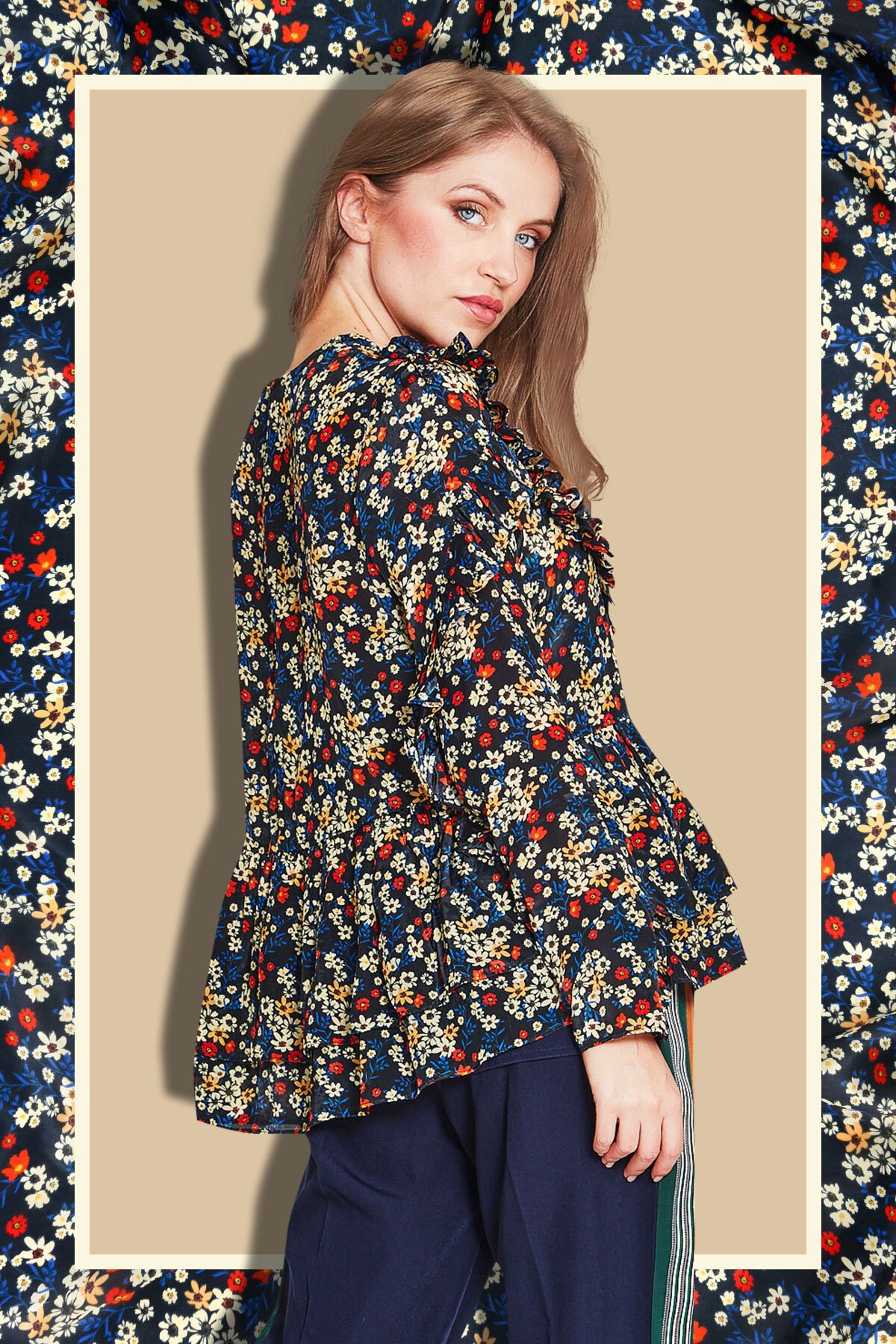 Cooper RUFF AND TUMBLE Blouse - Tops : Diahann Boutique - COOPER W22