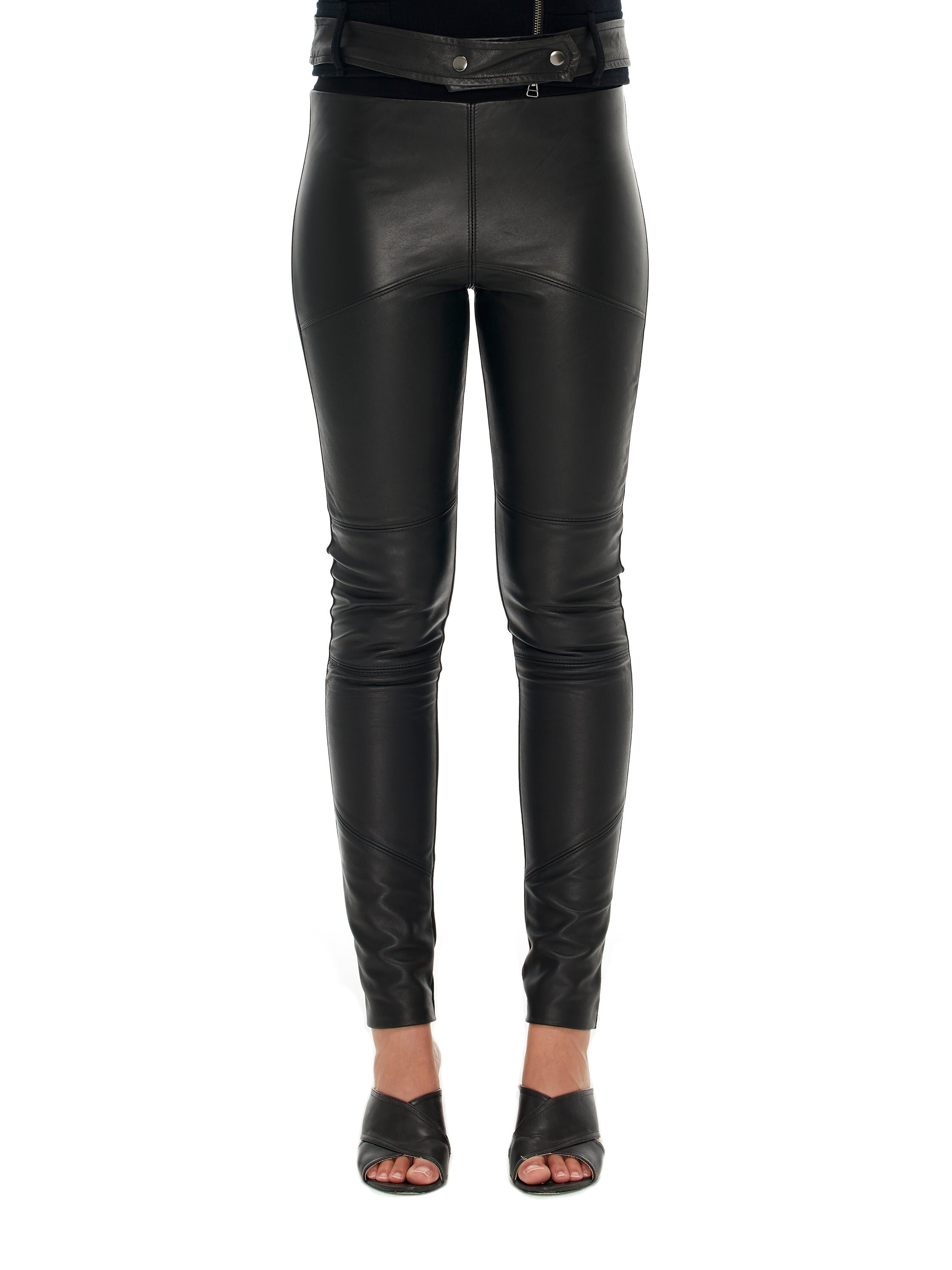 Sabatini LEATHER PANTS - Pants : Diahann Boutique - sabatini W22