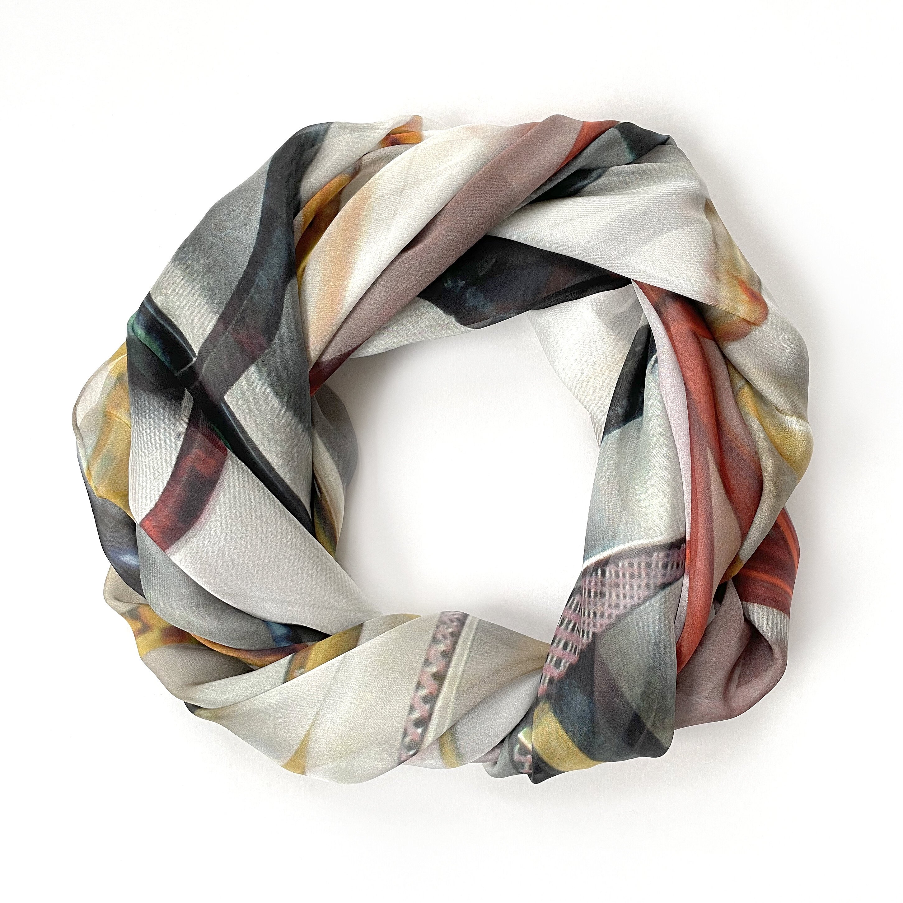 Good & Co EYE INSPECTION SILK CHIFFON Scarf - Accessories-Scarves ...
