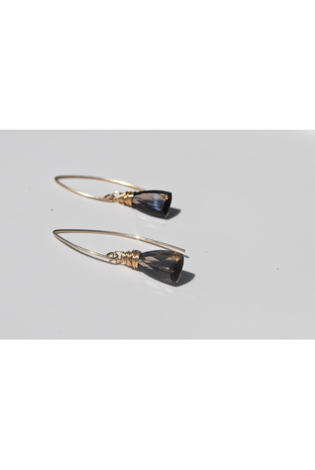 Within SMOKEY QUARTZ DEW DROP Earring - Accessories-Jewellery : Diahann ...