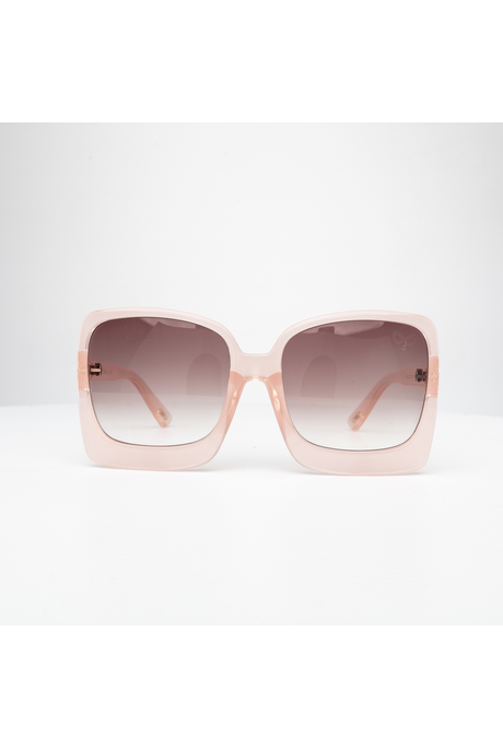 Happy To Sit On Your Face Acid Pink Accessories Sunglasses Diahann