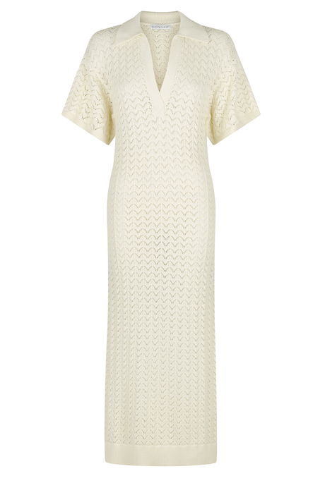 Shona Joy MIKALA CROCHET POLO MIDI Dress - Dresses : Diahann Boutique ...