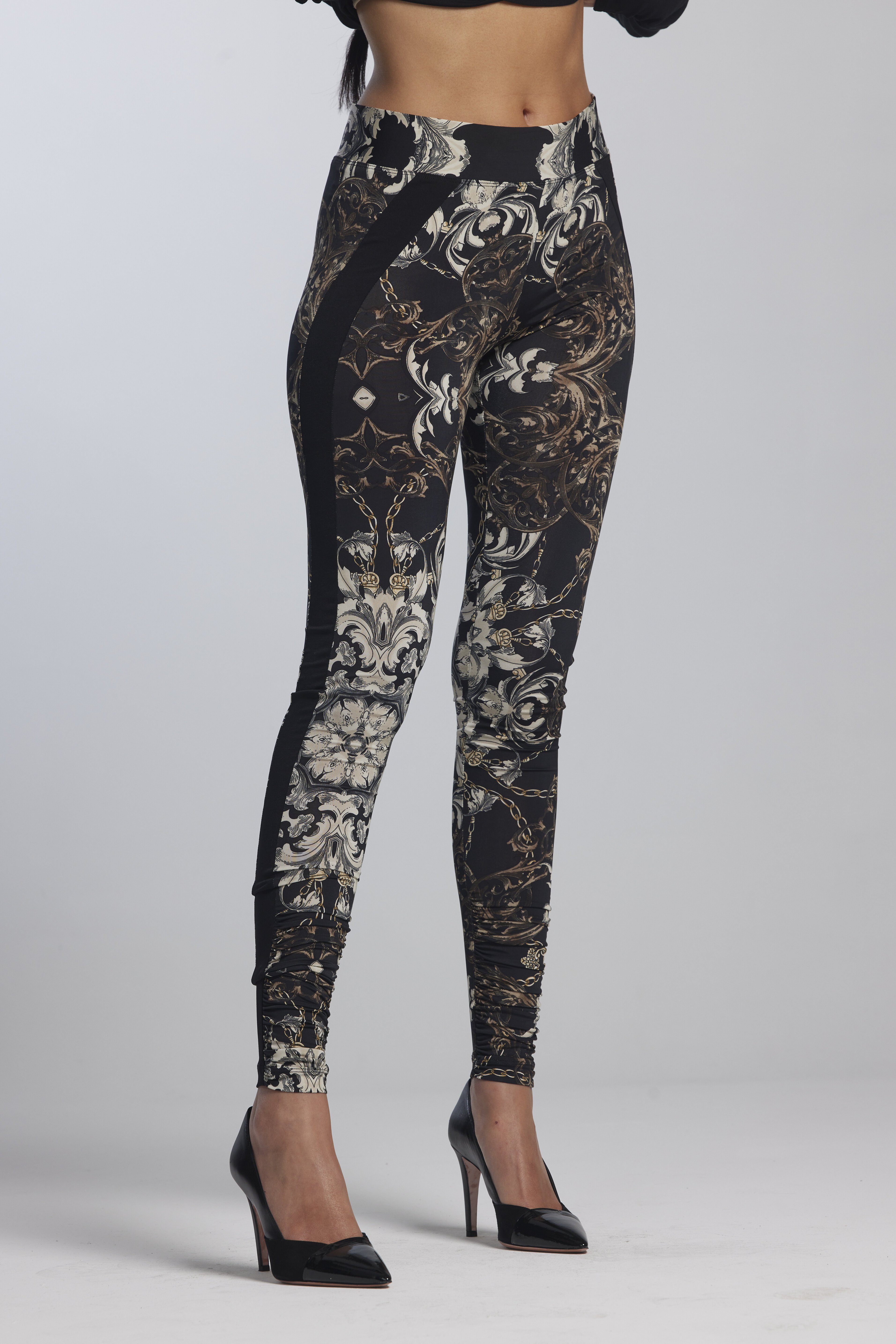 Paula Ryan VENEZIA ROUCHED Legging - Pants : Diahann Boutique - paula ryan W23