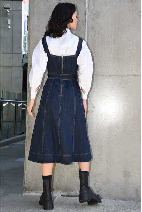 Cooper PEARD WITH DENIM Dress - Dresses : Diahann Boutique - COOPER PF23