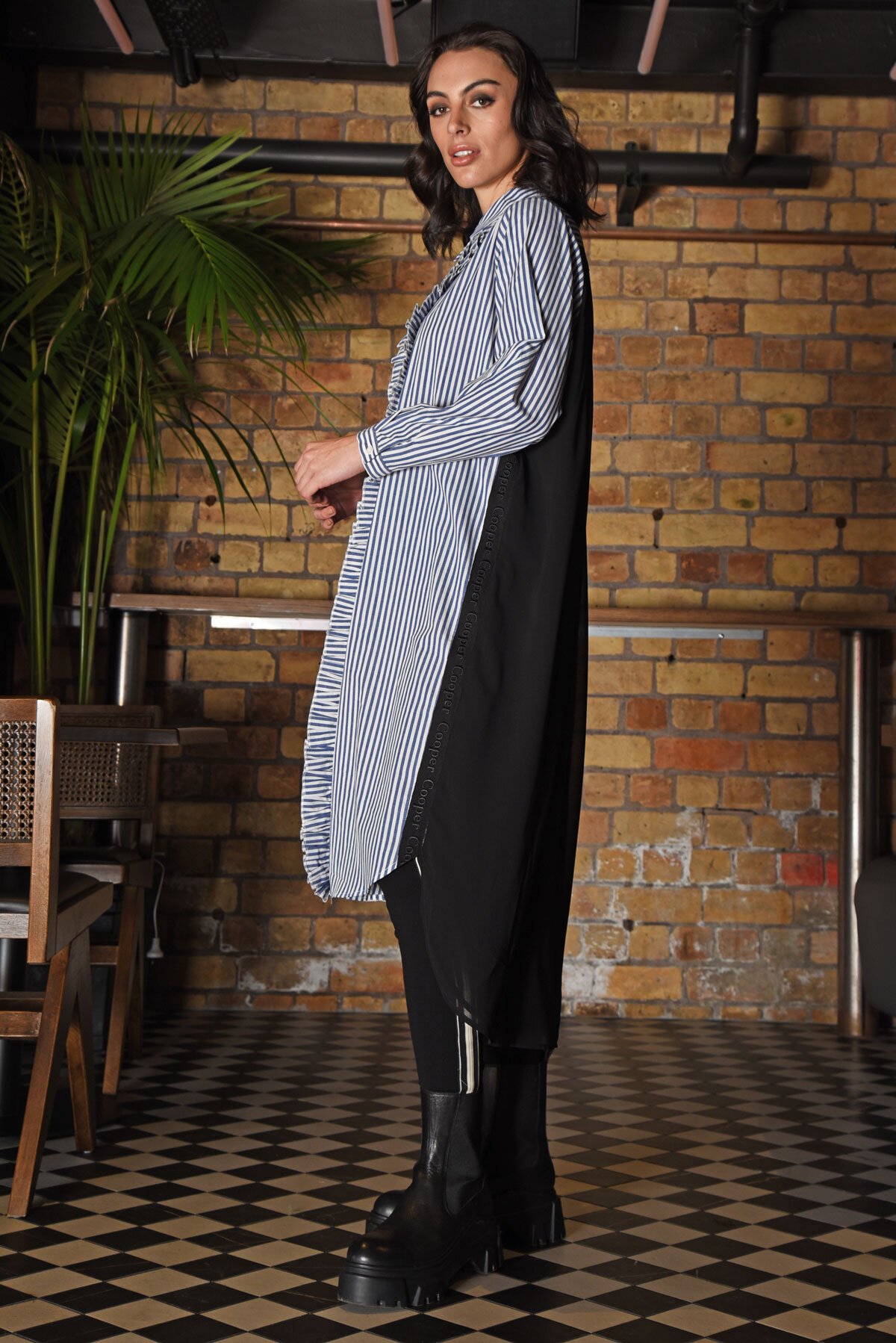 Cooper STRIPE UP YOUR LIFE Dress - Dresses : Diahann Boutique - COOPER PF23