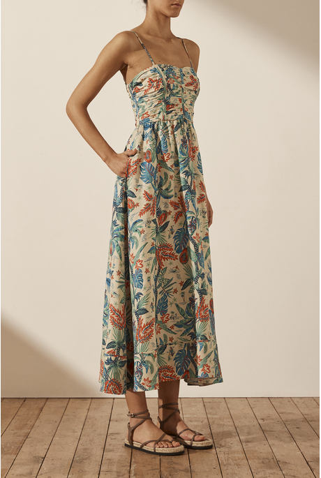 Shona Joy MAHALO RUCHED PANEL MIDI Dress - Dresses : Diahann Boutique ...
