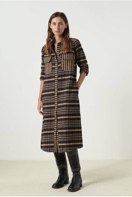 Leon and Harper RIVIERE CHECK Dress - Brand-Leon and Harper : Diahann ...