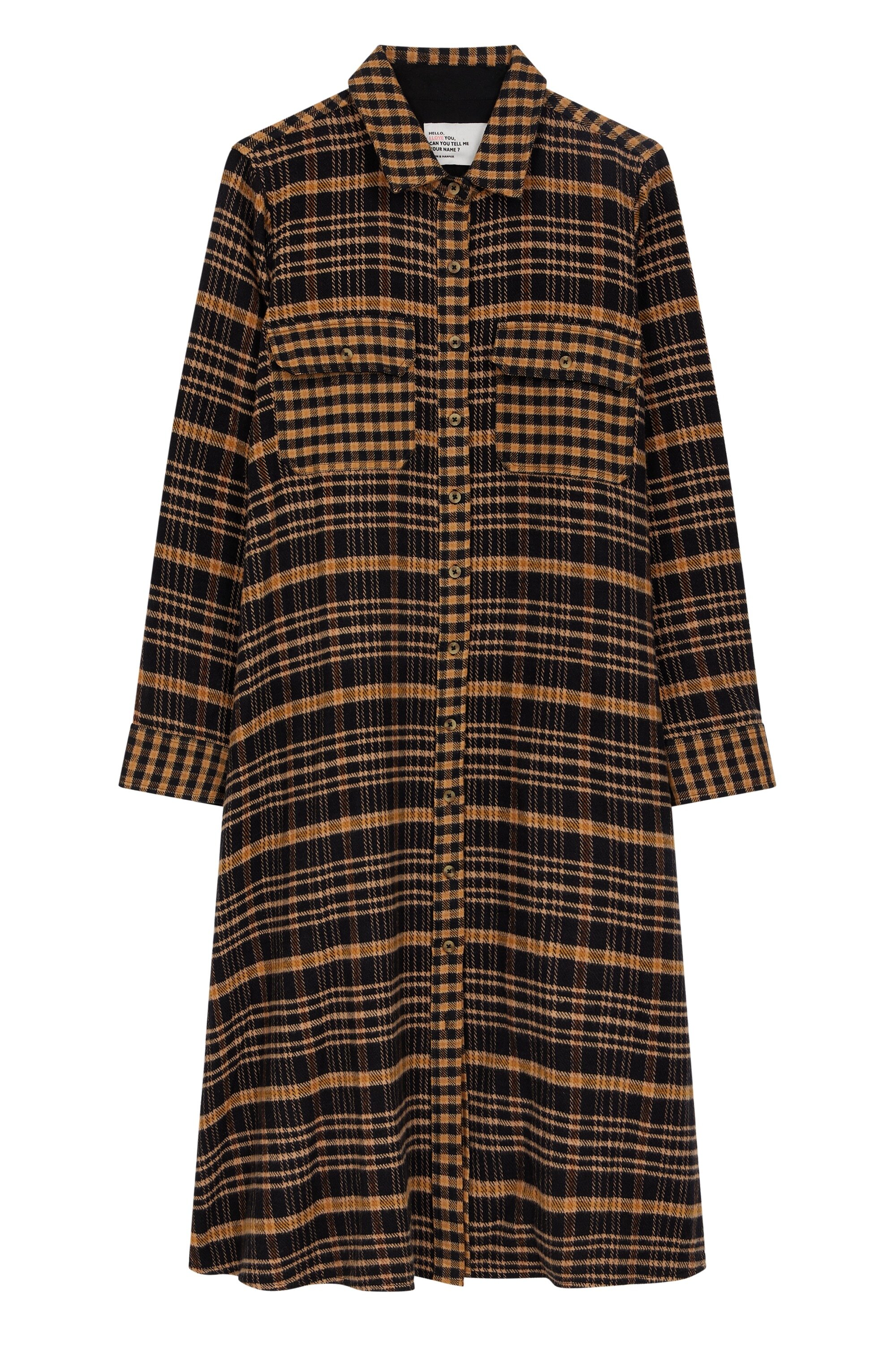 Leon and Harper RIVIERE CHECK Dress - Brand-Leon and Harper : Diahann ...