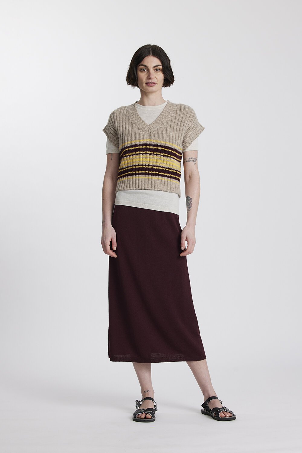 Standard Issue AMENCO SPRINTER STRIPE Vest - Jumpers : Diahann Boutique ...