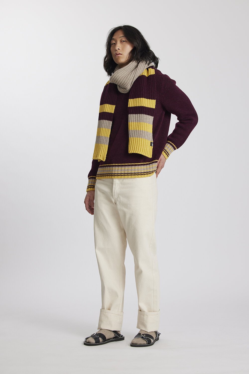 Standard Issue AMENCO SPRINTER STRIPE Scarf - Accessories-Scarves ...