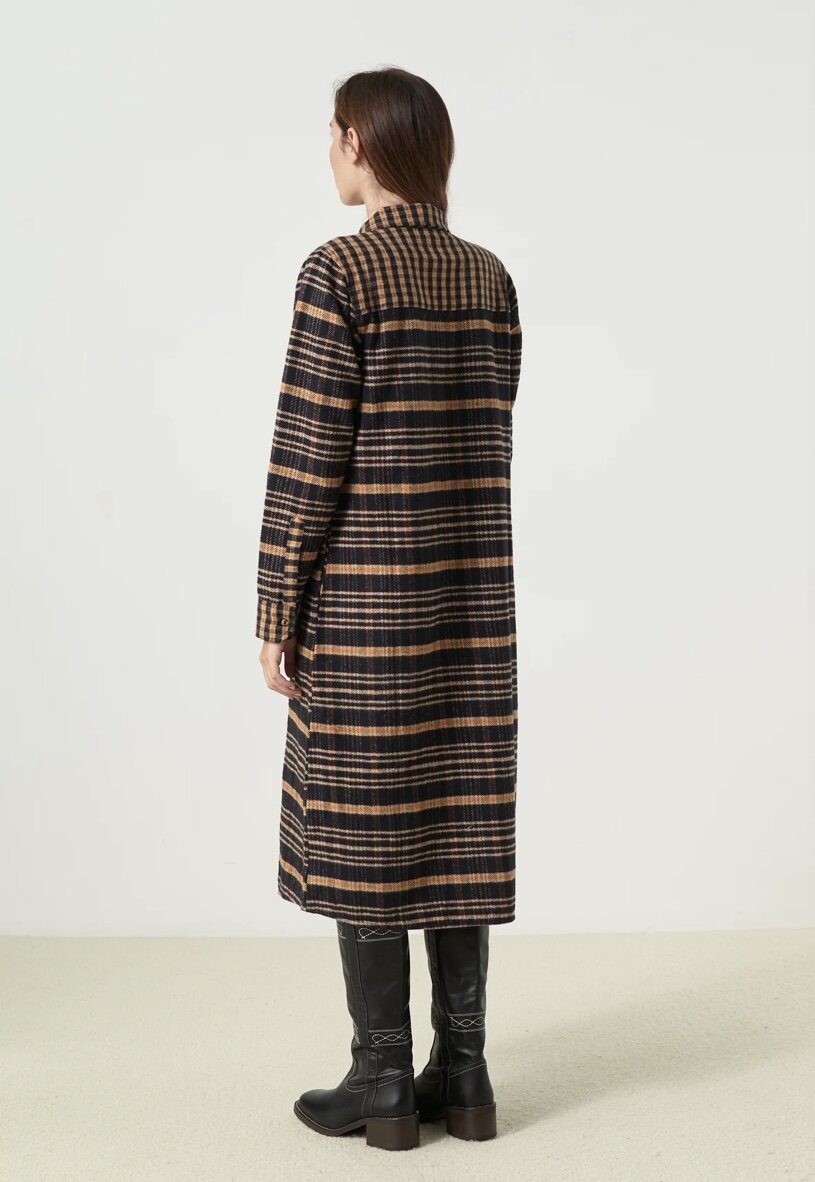 Leon and Harper RIVIERE CHECK Dress - Brand-Leon and Harper : Diahann ...