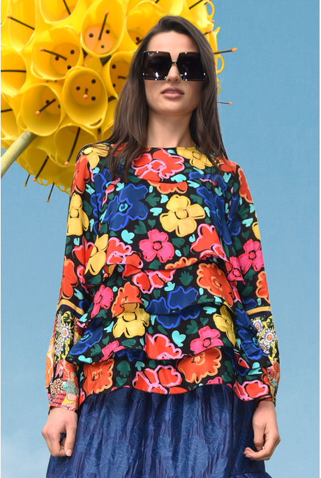 Curate LET'S FLOUNCE Top - Tops : Diahann Boutique - Curate PF23