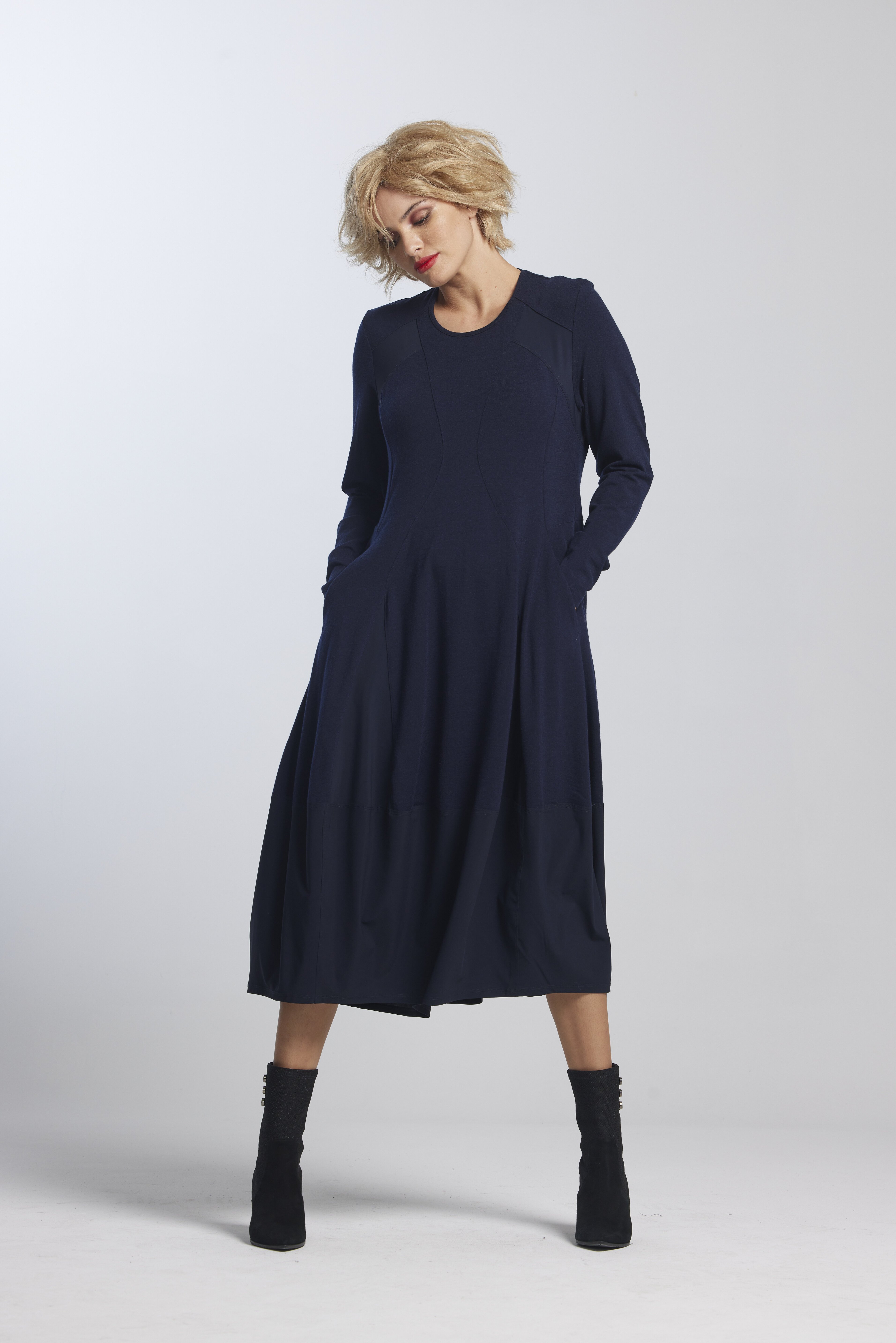 Paula Ryan PANELLED TULIP HEM Dress - Dresses : Diahann Boutique ...