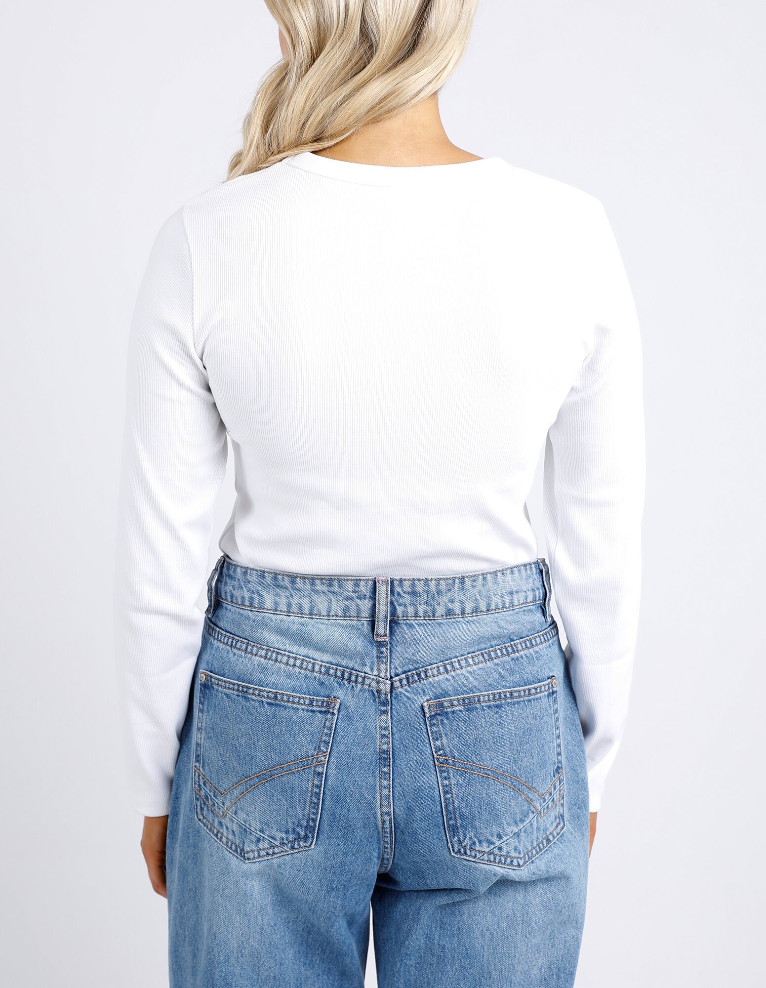 Elm ELLIE L/S RIB Tee - Tops : Diahann Boutique - Elm W23