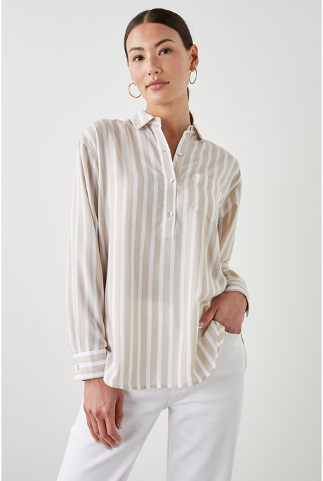 Rails ELLE NATURAL STRIPE Shirt - Tops : Diahann Boutique - Rails W23