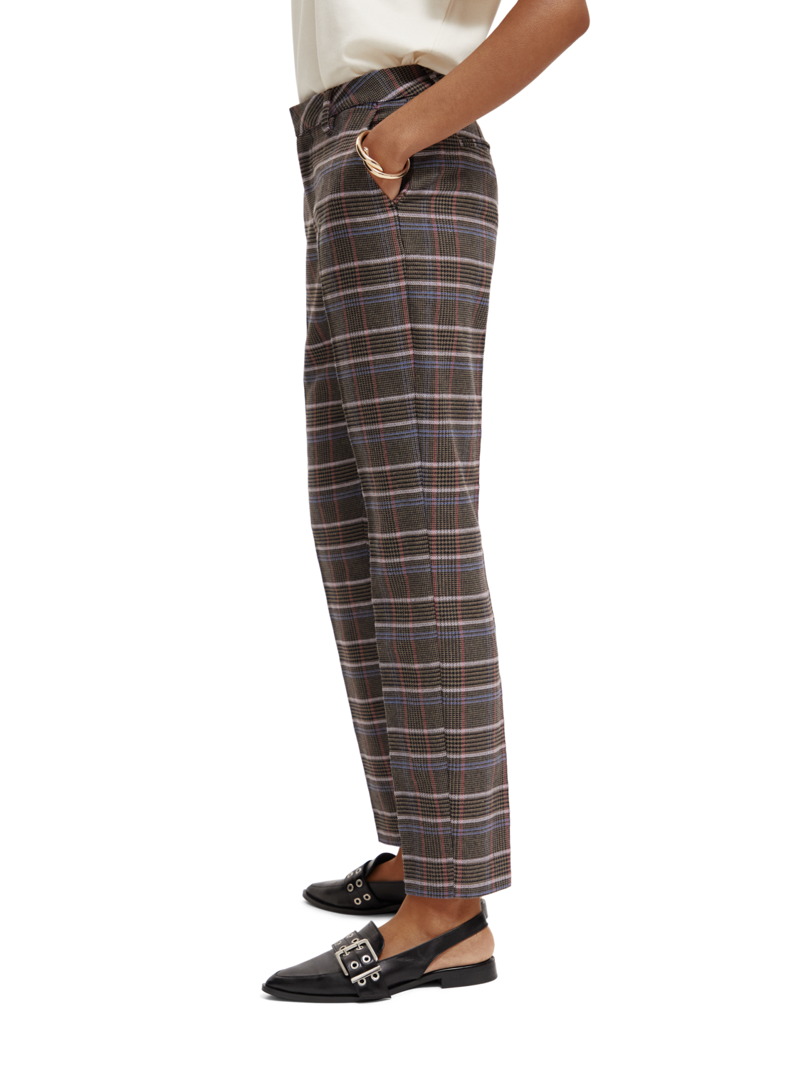 Scotch and Soda MID-RISE CHECK Pant - Pants : Diahann Boutique - Scotch ...