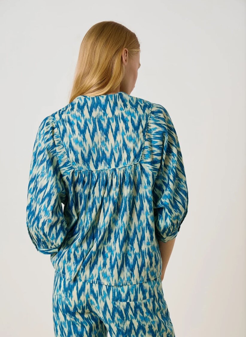 Leon Harper COTTY IKAT Top - Tops : Diahann Boutique - Leon and Harper S23