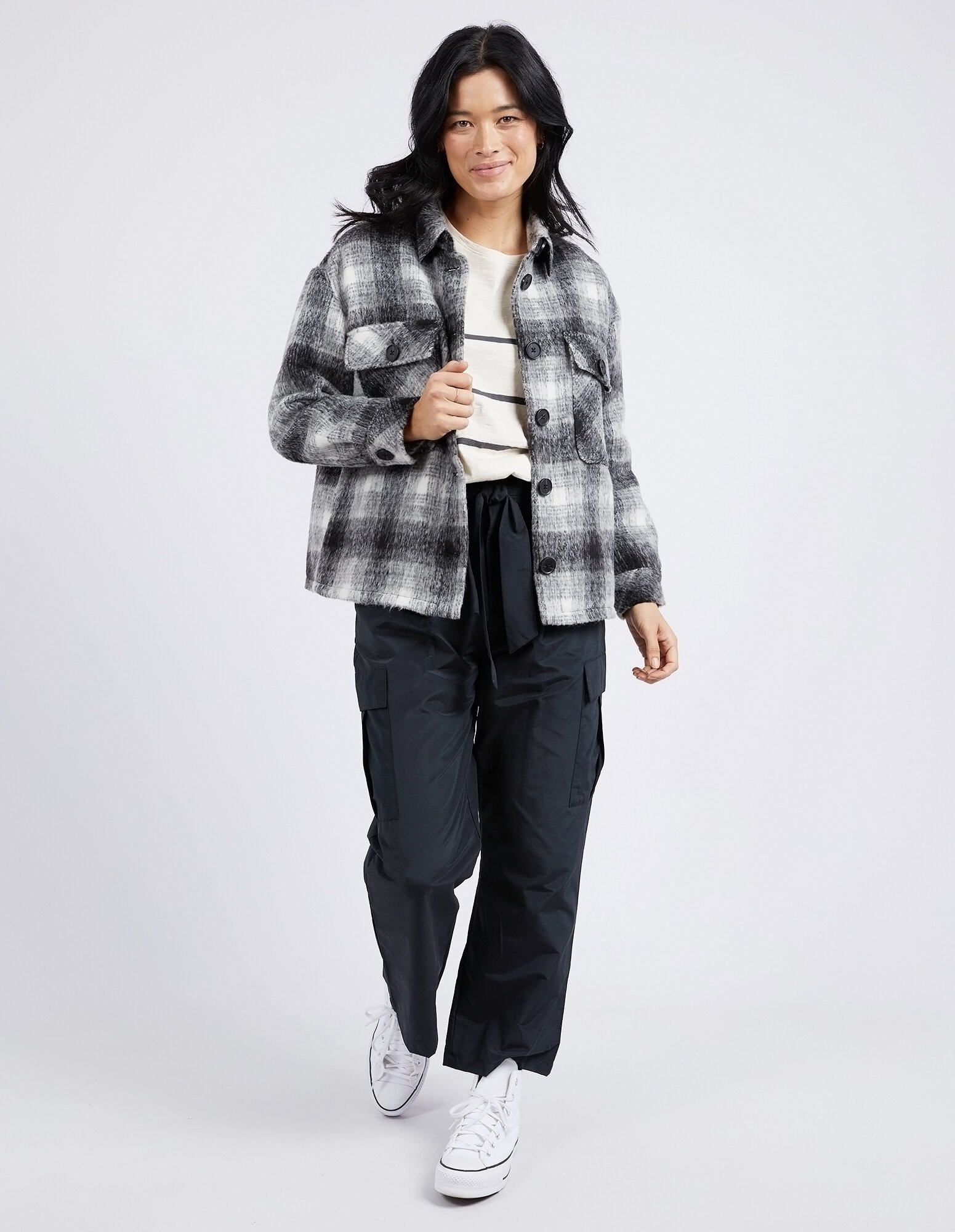 Elm ADVENTURE CHECK Shacket - Brand-Elm : Diahann Boutique - Elm W24