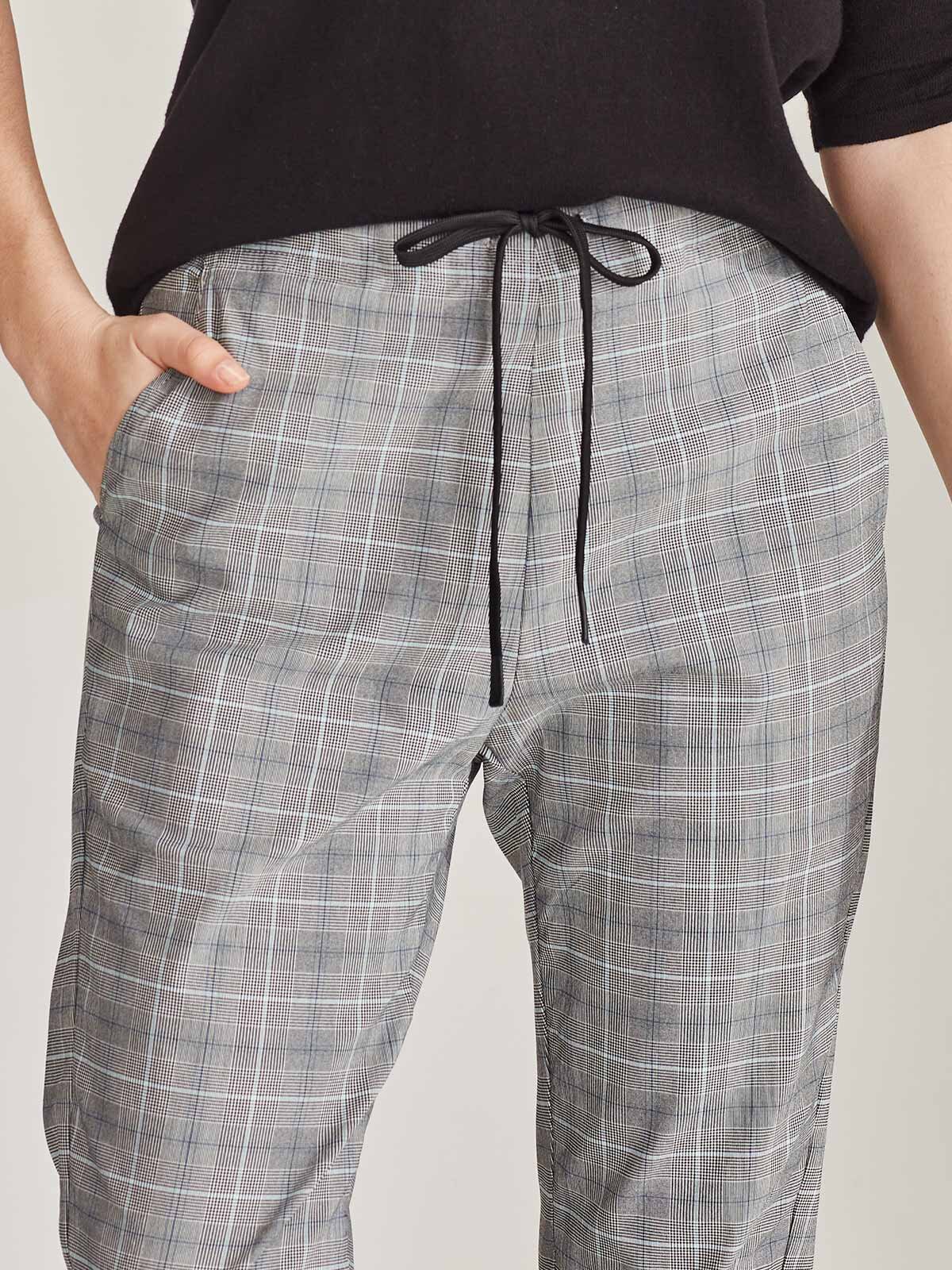 Sills EMILY CHECK Jogger - Pants : Diahann Boutique - CAROLINE SILLS W24