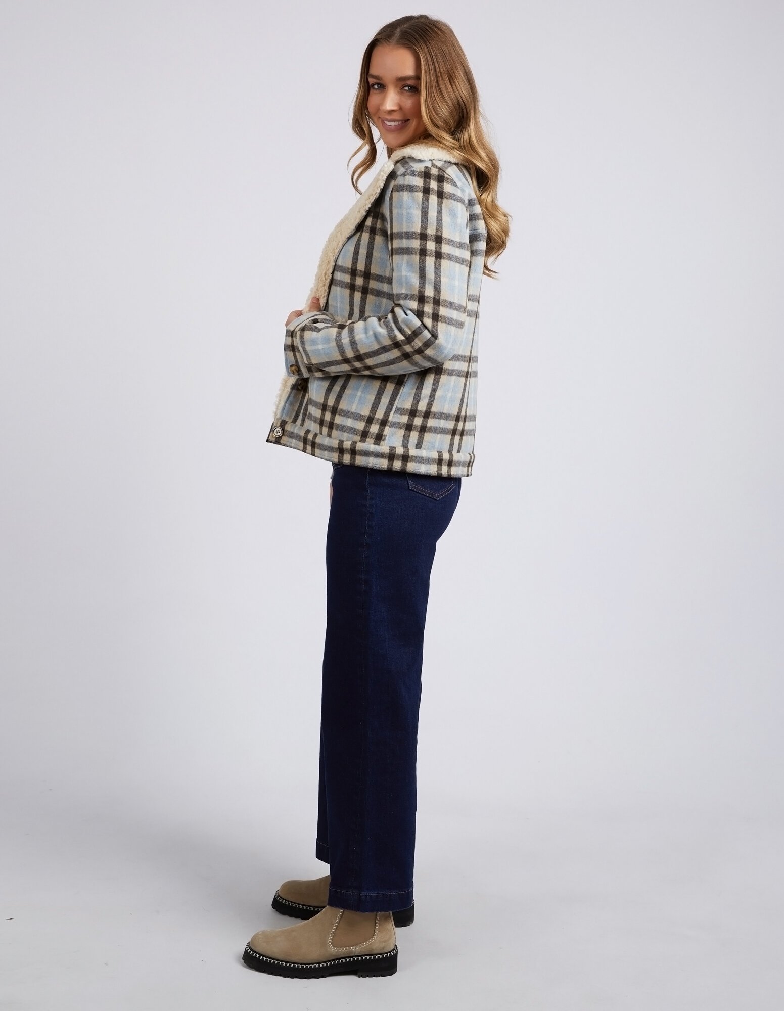 Foxwood DEMI CHECK Jacket - Jackets & Coats : Diahann Boutique - Foxwood W24