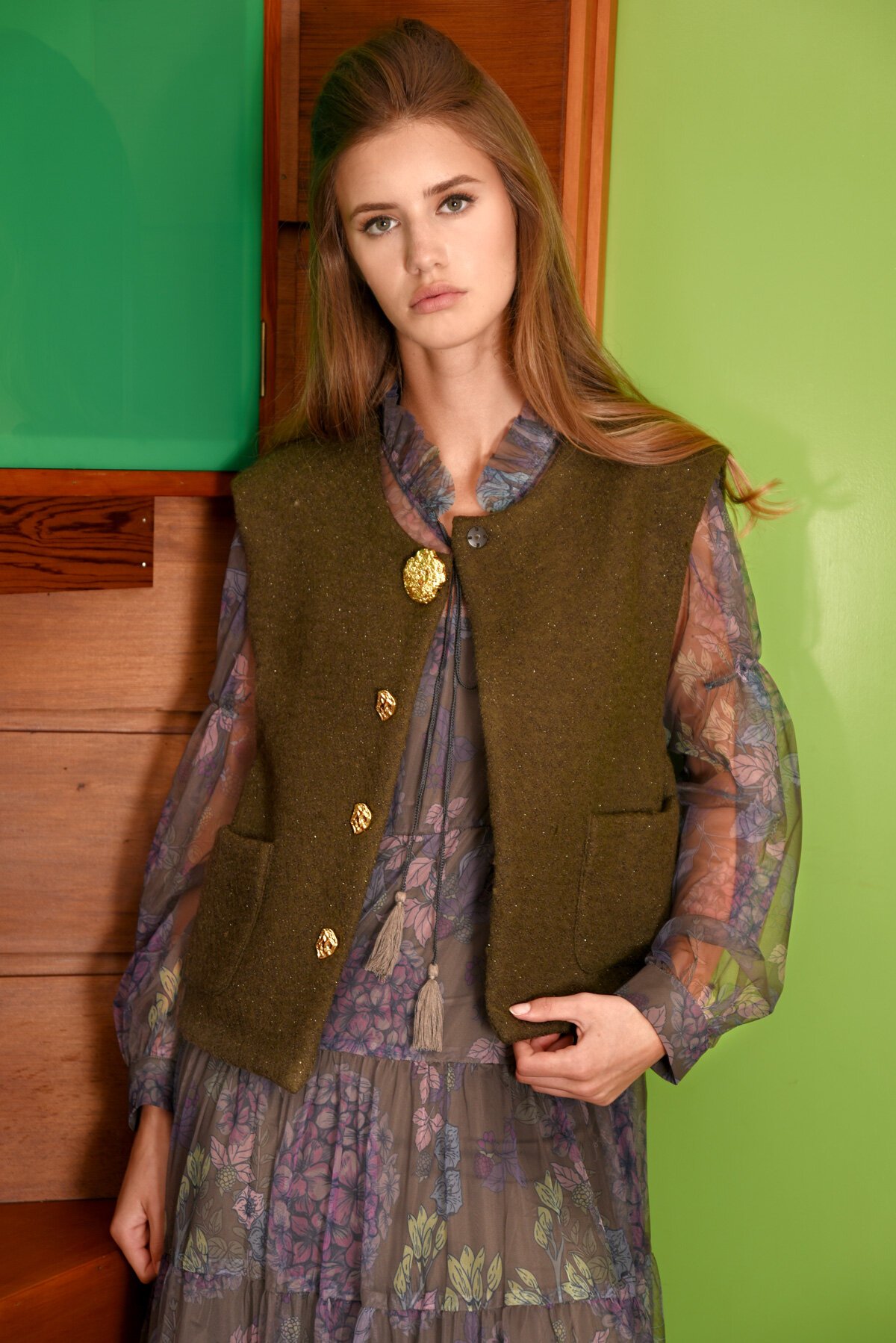 Coop THE SHIMMER TAKES IT ALL Vest - Jackets & Coats : Diahann Boutique ...